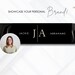 Linkedin Banner Templates | Dark Modern Theme, Name Text (canva ...