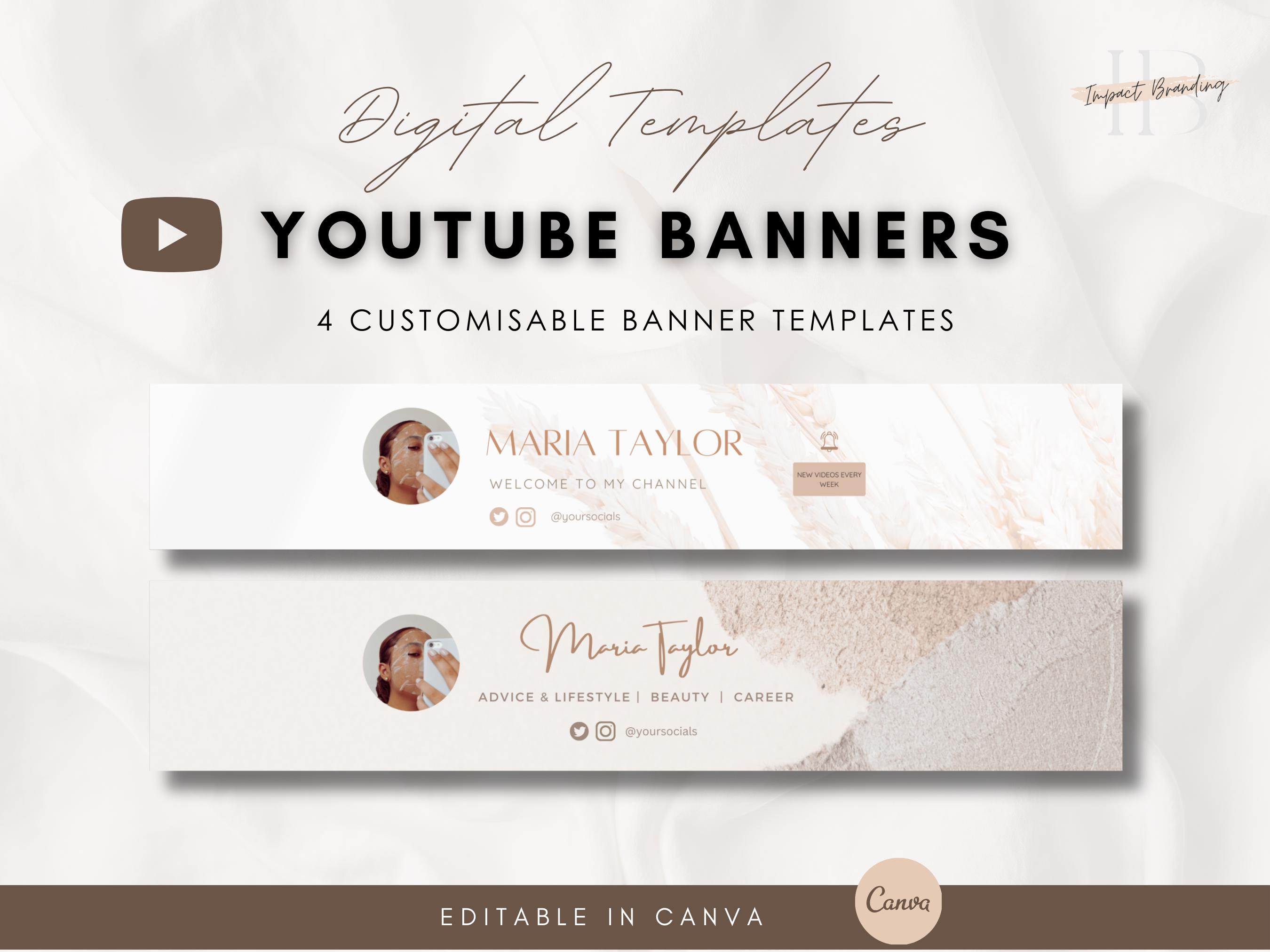 Template Youtube Banner