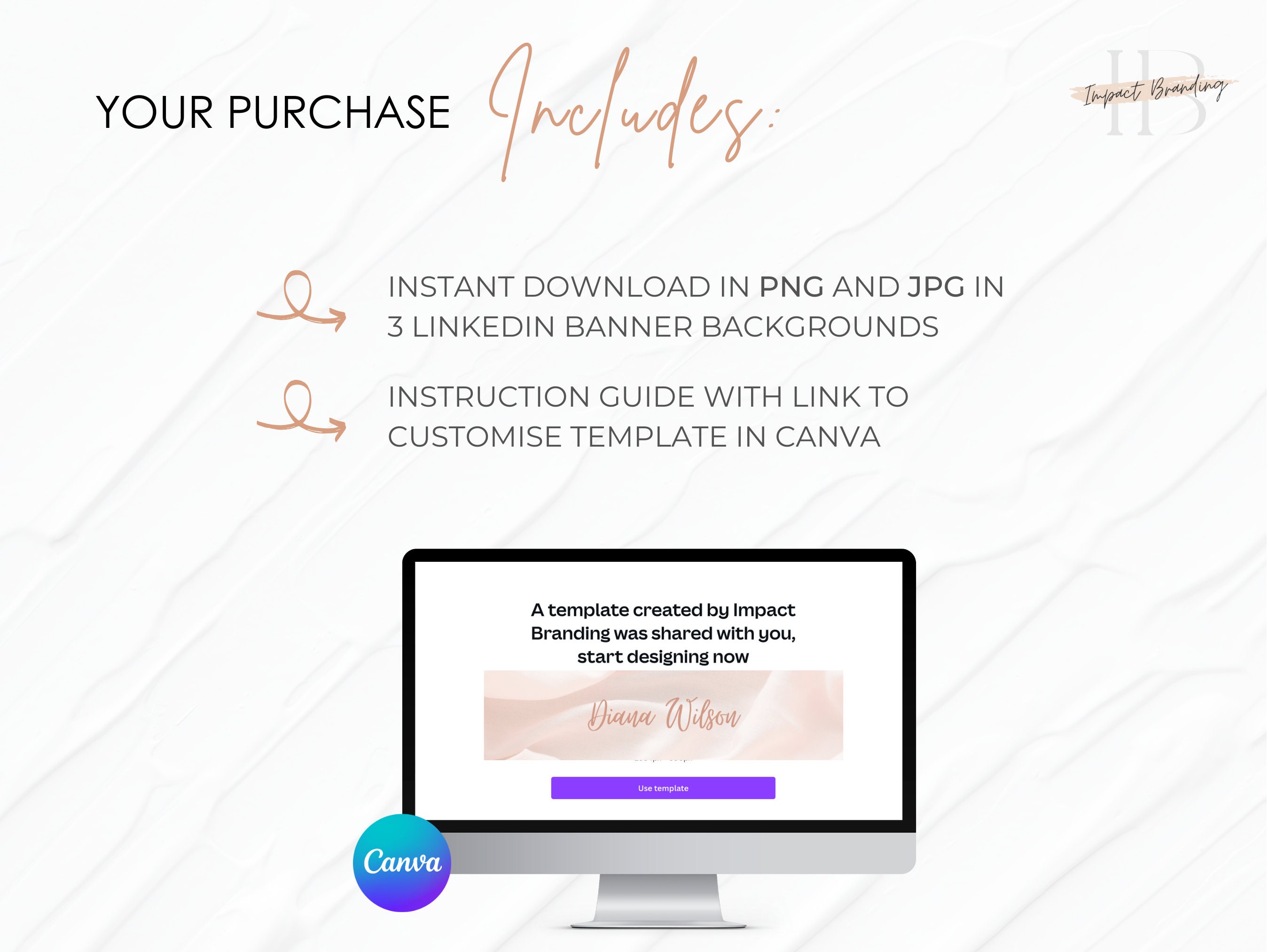 4 Linkedin Banners | Showcase Your Personal Brand | Soft Pink ...