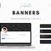 Data & Technology Linkedin Banner Templates | Personal Branding ...