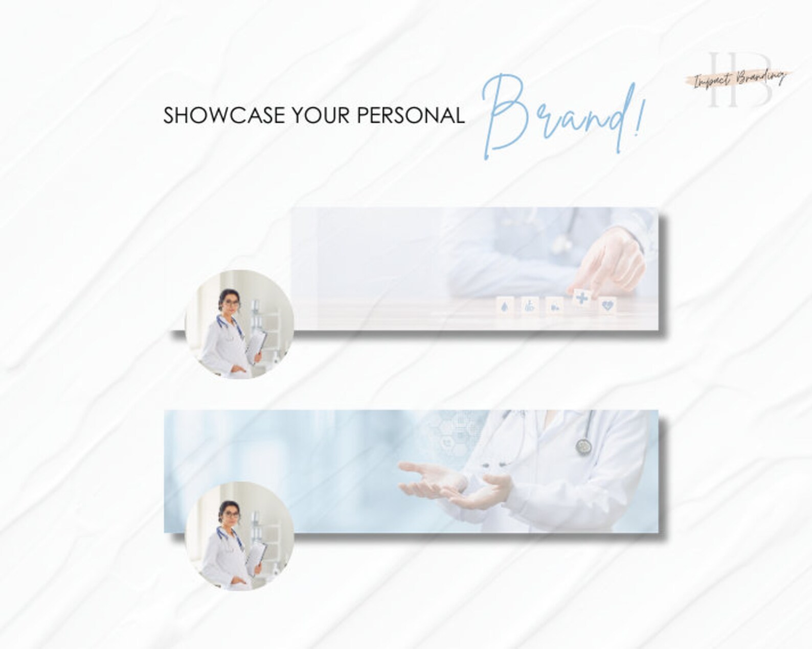 3 Linkedin Banners | for Healthcare Professional, Medicine, Doctors ...