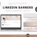 4 Linkedin Banners | Instant Download | Inspirational Quote | Linkedin ...
