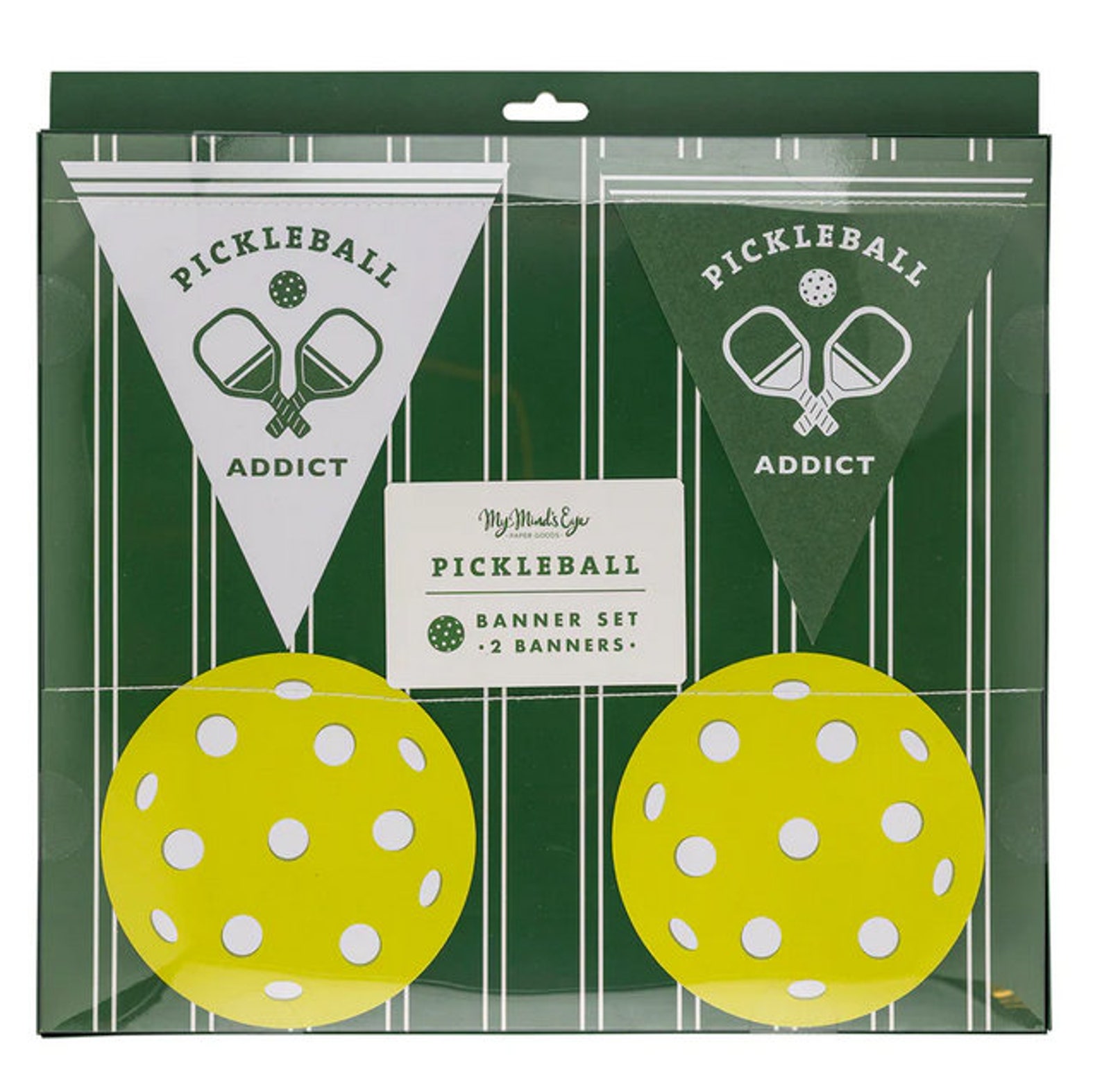 Pickleball Banner Set 2 Designs Pickleball Party Decor Sports Tableware ...