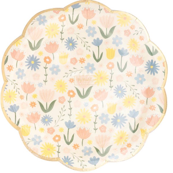 Floral Plates - Etsy