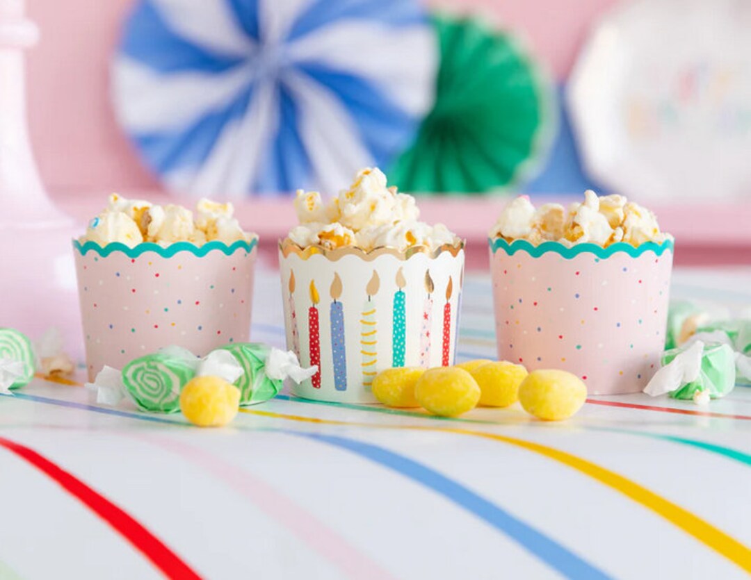 OUI Party Food Cups Set of 50, Baking Cups, Birthday Party Cups, Treat ...
