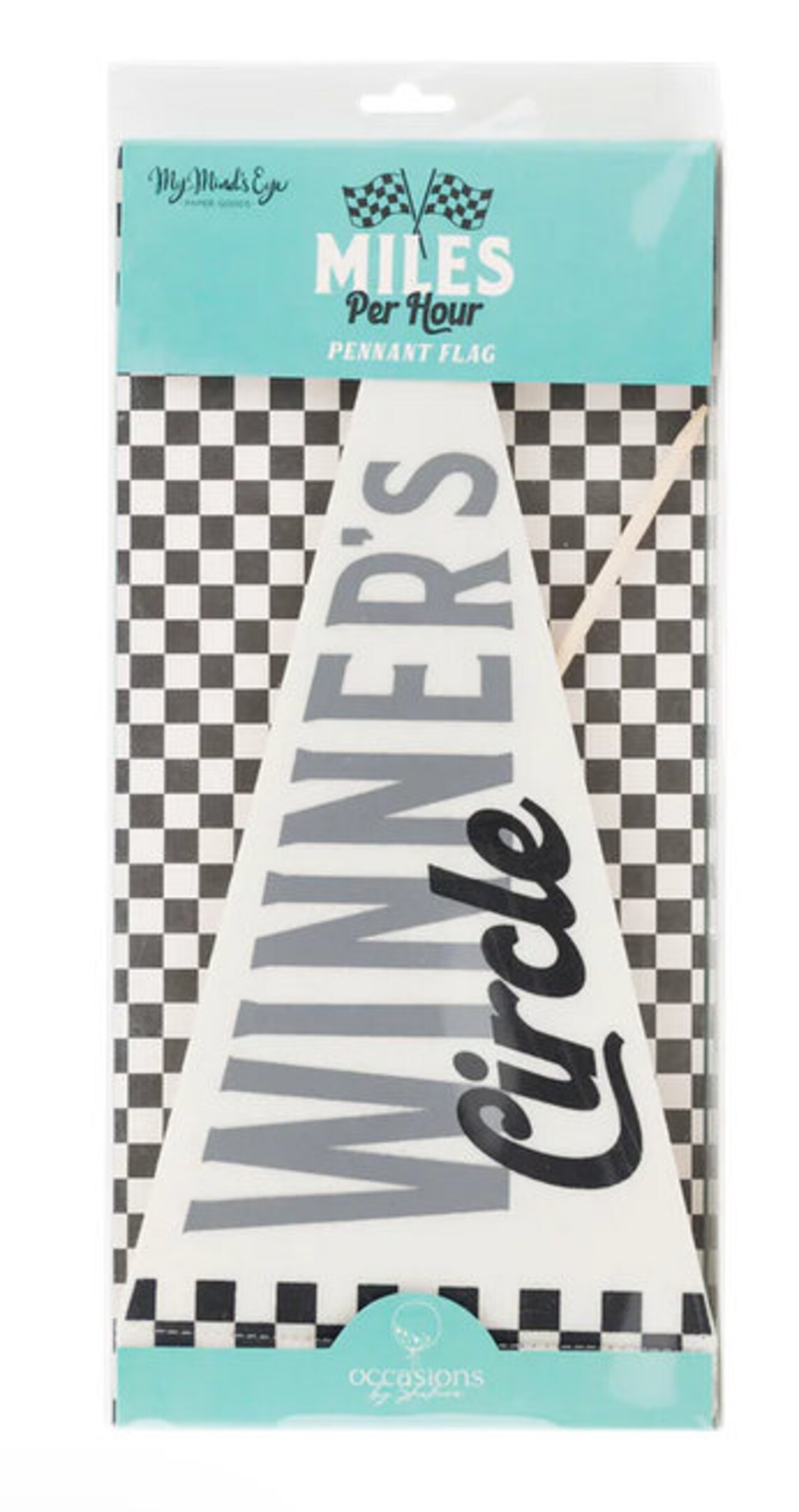 Winner Circle Felt Pennant Race Car Theme Birthday Two Fast Birthday ...