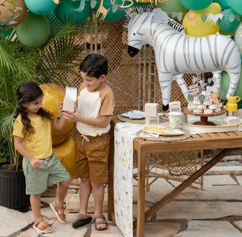 Safari Cake Topper Set of 8 Safari Party Decor Wild One Birthday Animal ...