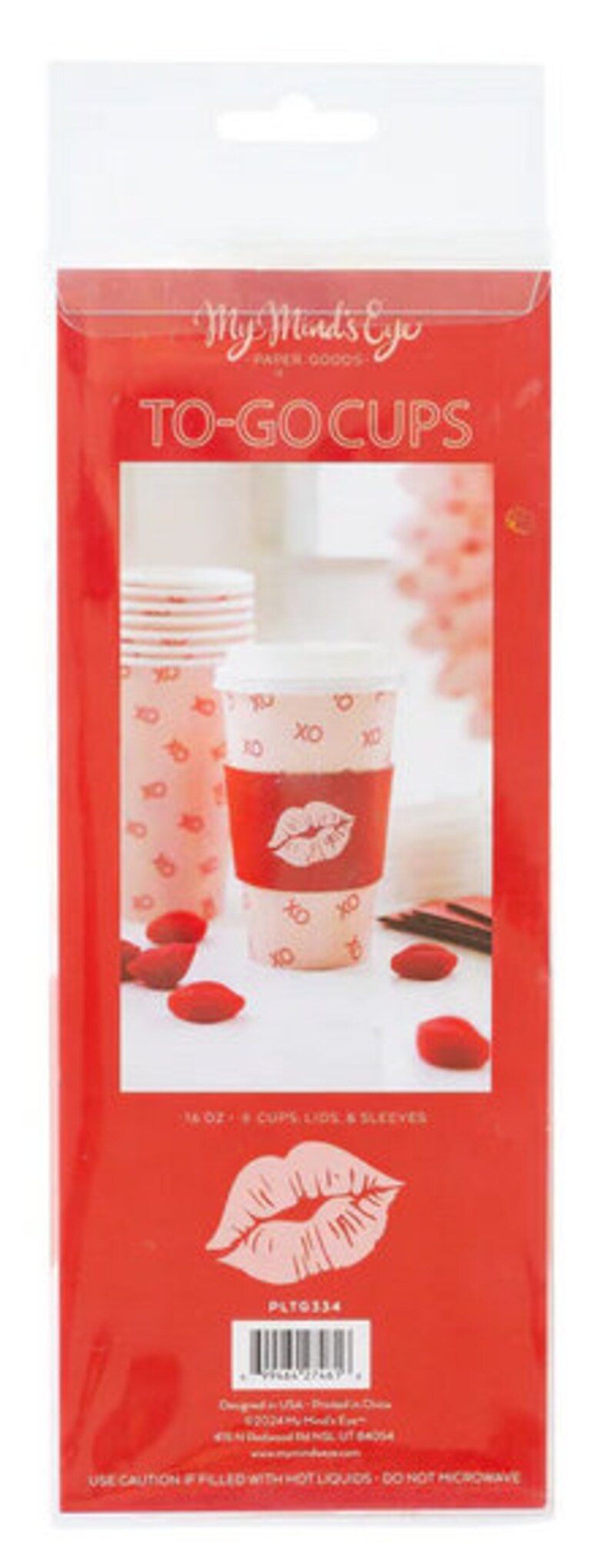 Valentine Lips to Go Cups Valentine's Day Hot Cocoa Bar Coffee to Go ...