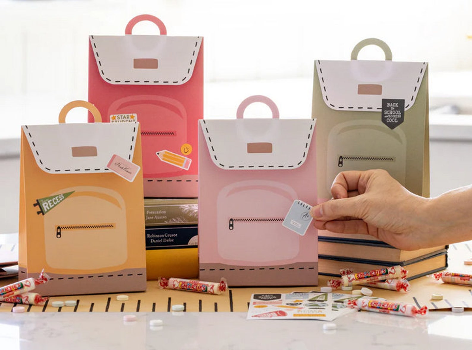 Backpack Treat Bags Back to School First Day of School Back to School ...