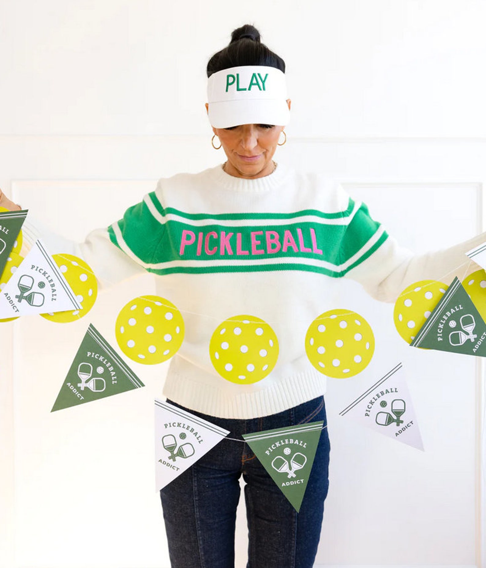 Pickleball Banner Set 2 Designs Pickleball Party Decor Sports Tableware ...