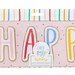OUI Happy Birthday Banner, Happy Birthday, Bright Birthday Banner ...