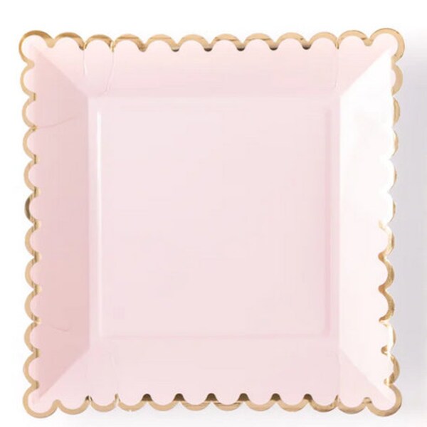 Square Paper Plates - Etsy