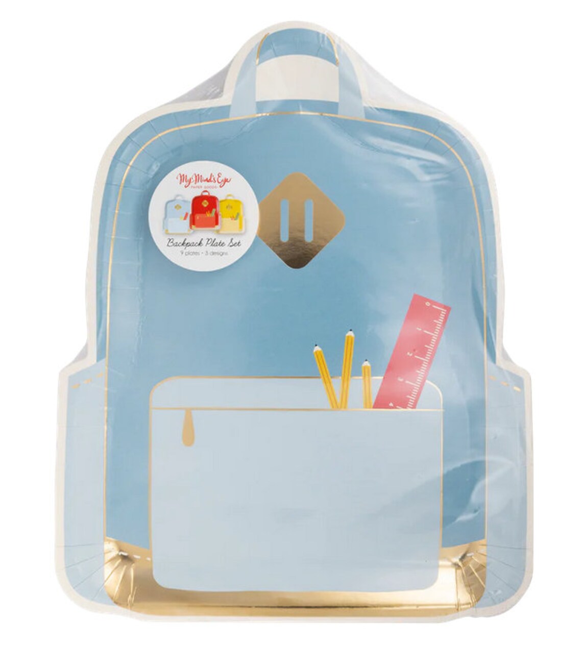 Backpack Paper Plate Back to School Bash Back to School First Day of ...