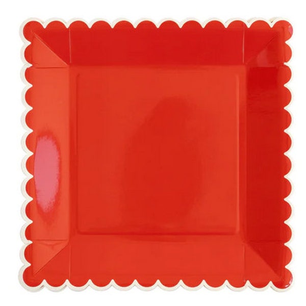 Square Paper Plates - Etsy
