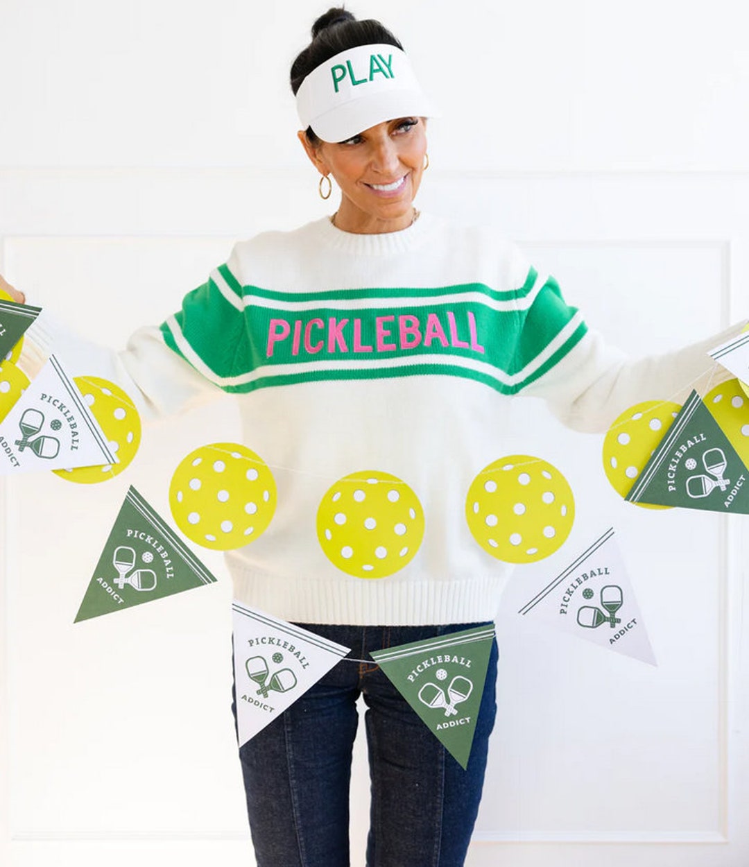 Pickleball Banner Set 2 Designs Pickleball Party Decor Sports Tableware ...
