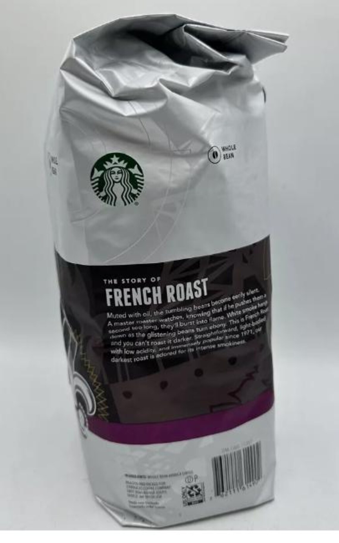 Starbucks French Roast Whole Bean Coffee 40oz Bag - Etsy