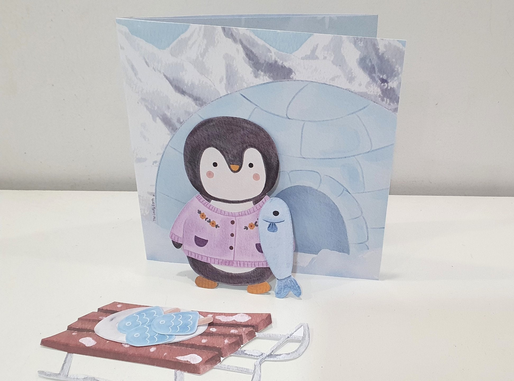 Penguin Paper Doll Printable, Paper Dollhouse Kit, DIY Kids Paper ...