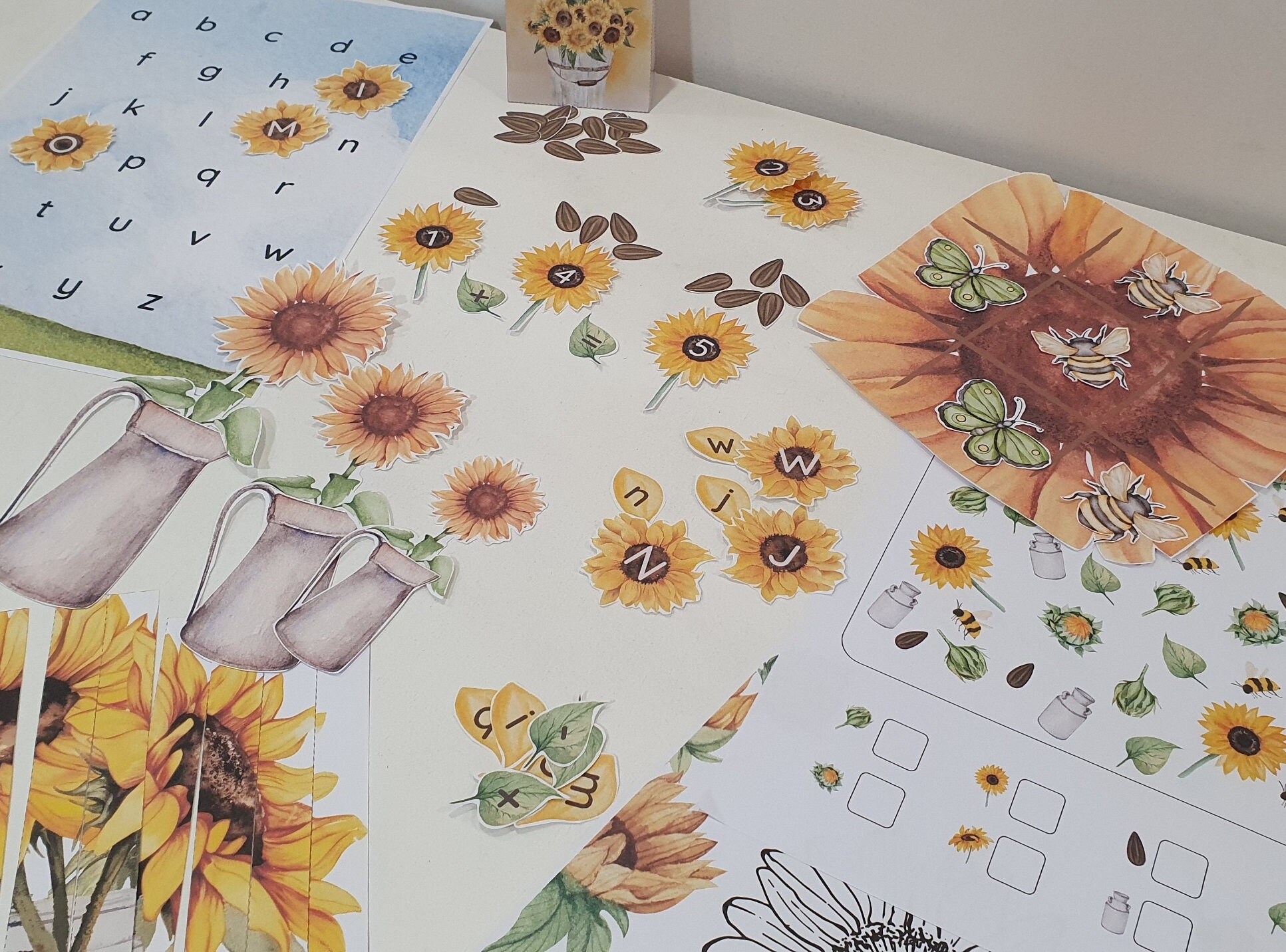 Sunflower Activity Pack, Sunflower Unit, Sunflower Morning Basket ...