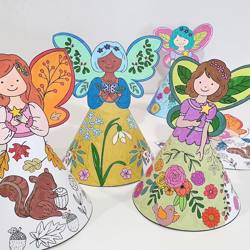 Fairy Paper Doll - Etsy