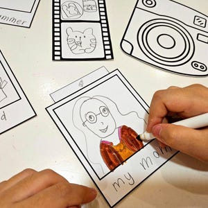 Paper Camera Printable, End of Year, Back to School, All About Me Craft ...