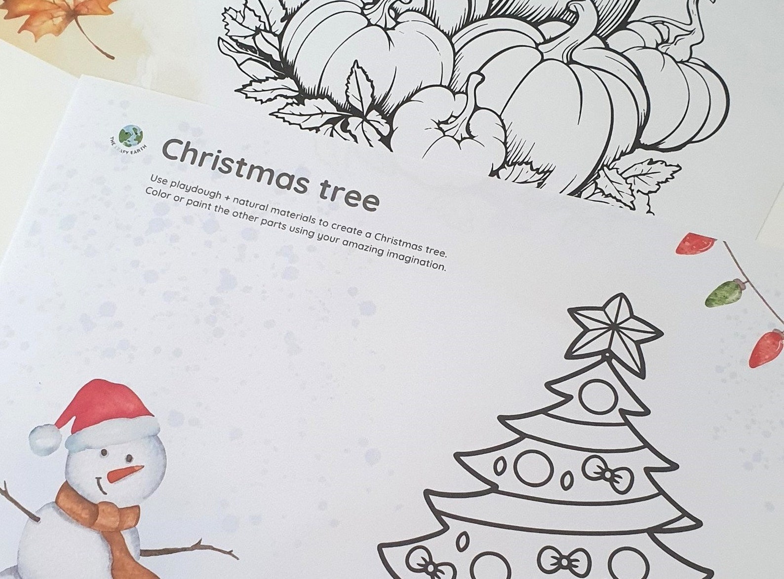 20 Nature-themed Playdough Mats, Printable Playdough Mats, Busy Book ...