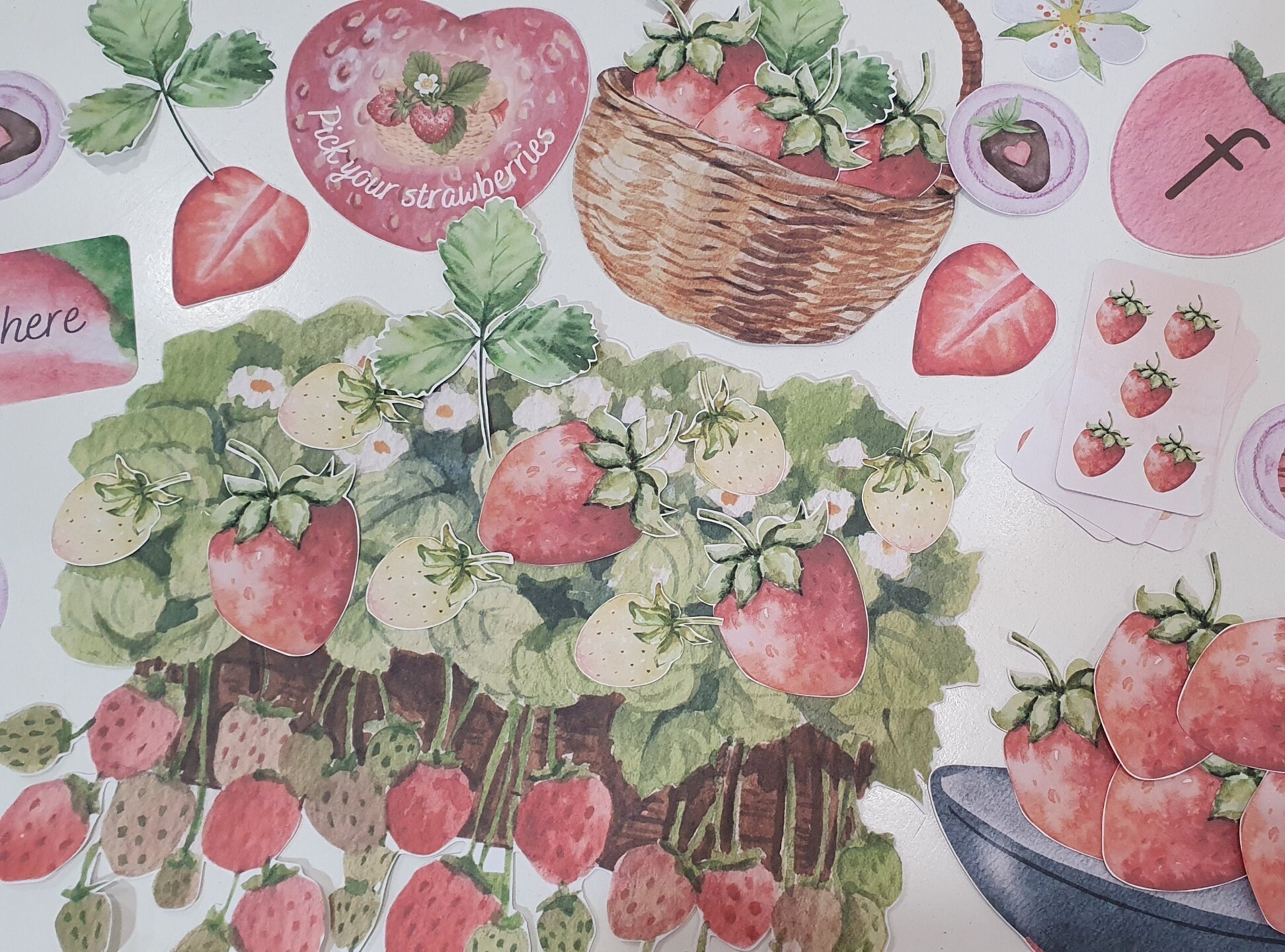 Strawberry Farm Dramatic Play Set, Strawberry Picking, Weigh Station ...