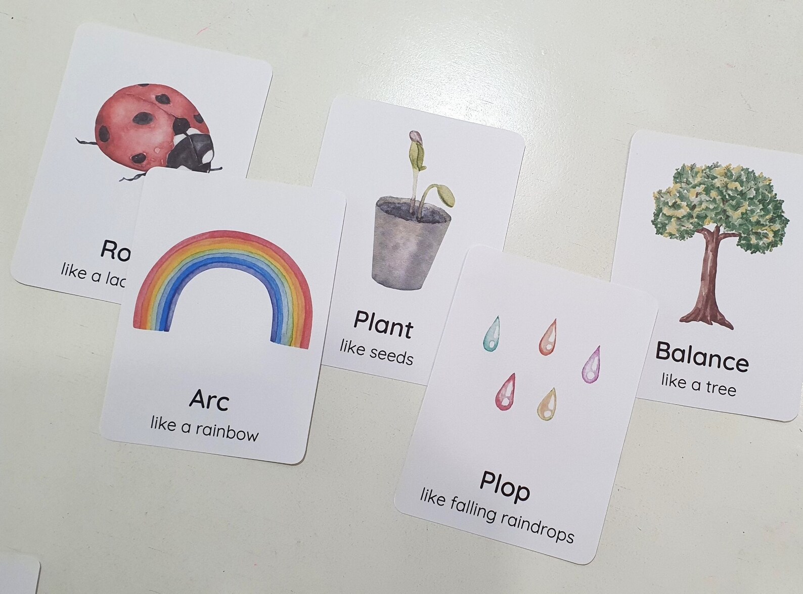 16 Spring Movement Cards for Kids, Seasonal Movement Cards, Kids Action ...