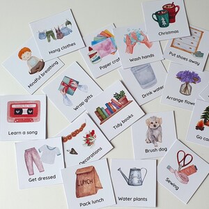 400 Kids Routine Cards & Charts, Printable Routine Chart, Visual ...