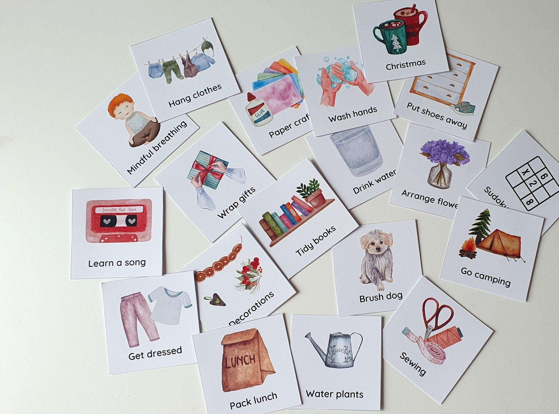 400 Kids Routine Cards & Charts, Printable Routine Chart, Visual ...