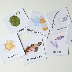 400 Kids Routine Cards & Charts, Printable Routine Chart, Visual ...