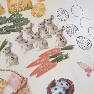 Easter Activity Pack, Easter Puzzles, Bunny Count and Clip Cards ...