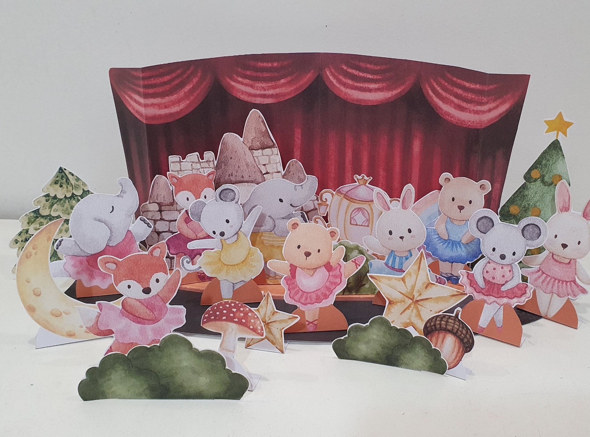 Ballet Printable Play Set, Fairy Tale Ballet, Paper Craft for Kids, DIY ...