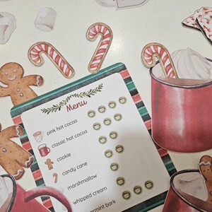Hot Cocoa Stand Dramatic Play Set, Christmas Shop Pretend Play ...