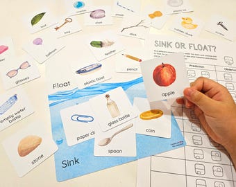 Sink or Float - Predict and Test Worksheet - Etsy