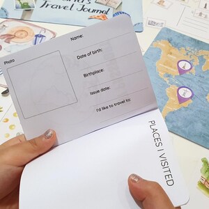 Travel Activity Pack, Kids Travel Journal, World Landmark Cards, Pack a ...
