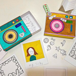 Paper Camera Printable, End of Year, Back to School, All About Me Craft ...