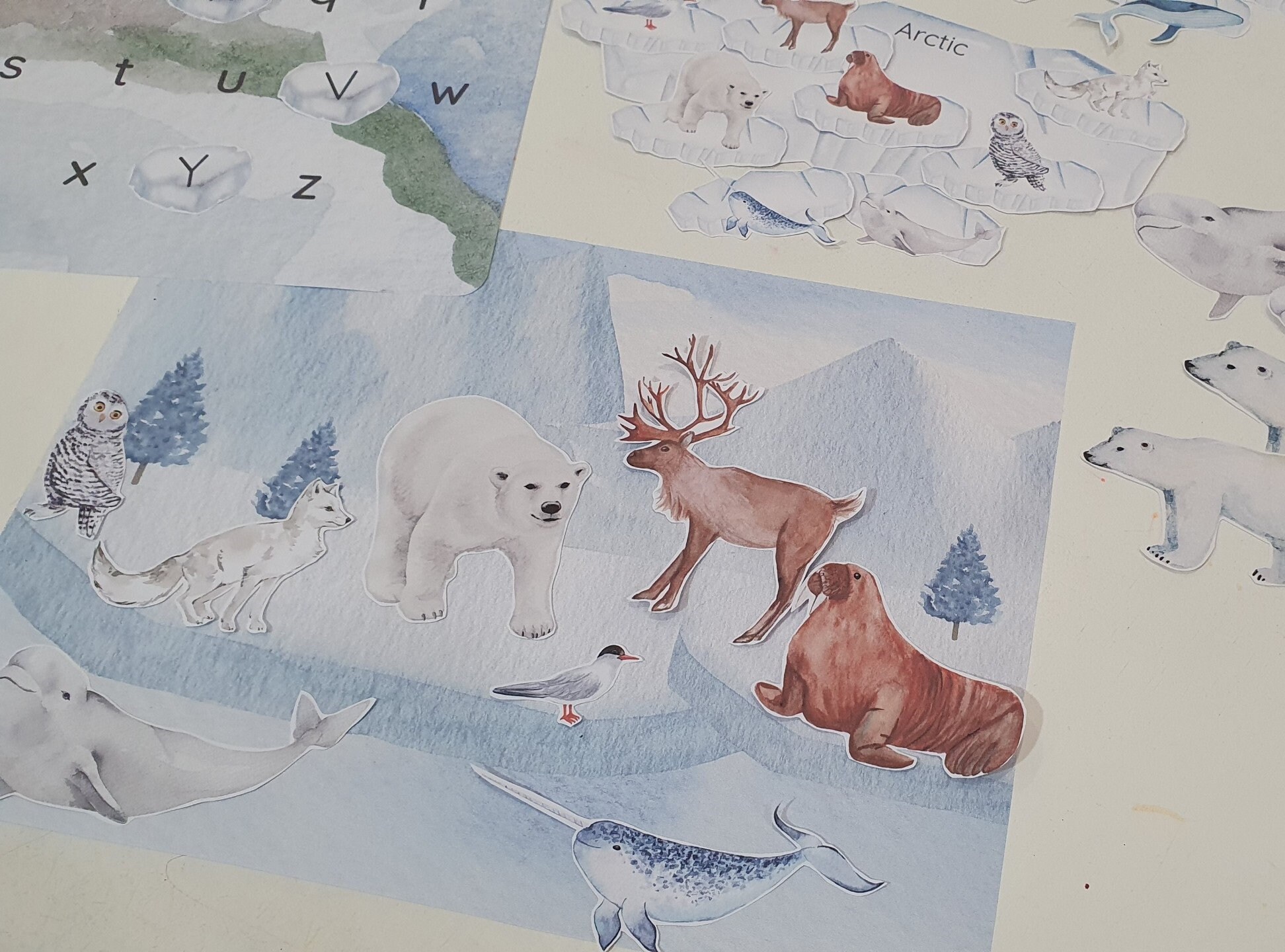 Polar Animals Activity Pack, Arctic and Antarctica Unit, Penguin Board ...