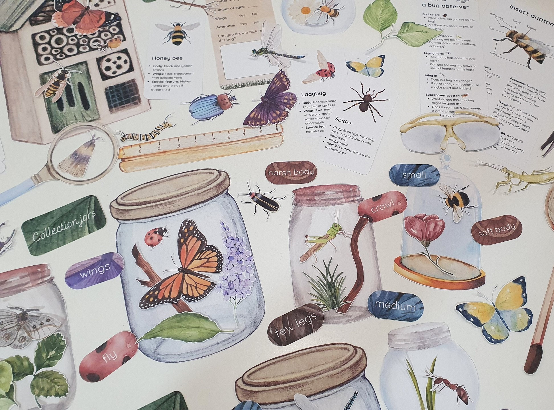 Bug Explorer Dramatic Play Set, Entomology Lab Pretend Play, Insect ...