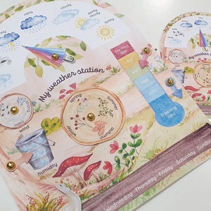 Weather Station Printable, Weather Wheel, Classroom Weather Chart, DIY ...