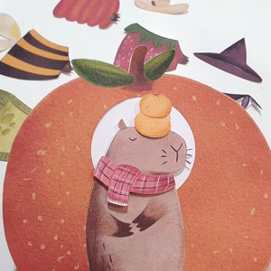 Capybara Paper Doll Printable, Paper Dollhouse, DIY Kids Paper Craft ...