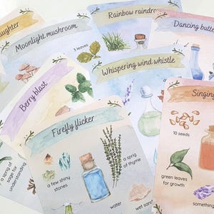 Fairy Potion Mud Kitchen Recipe Cards, Magic Fairy Potion Cards ...