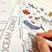 Ocean Zones Poster and Flipbook, 5 Ocean Layers, Habitat Craft, Kids ...