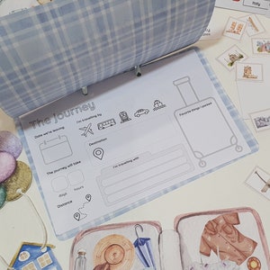 Travel Activity Pack, Kids Travel Journal, World Landmark Cards, Pack a ...