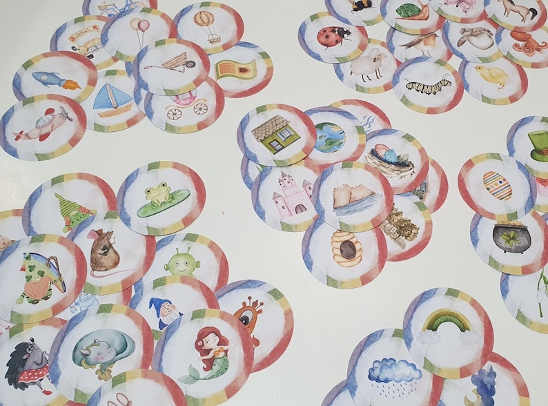 Spring Story Telling Cards, Printable Story Tokens, Imaginative Play ...