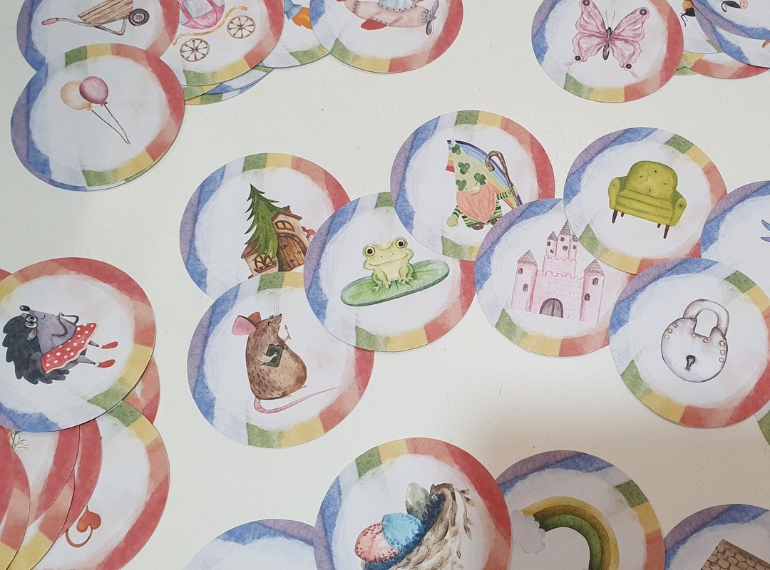 Spring Story Telling Cards, Printable Story Tokens, Imaginative Play ...