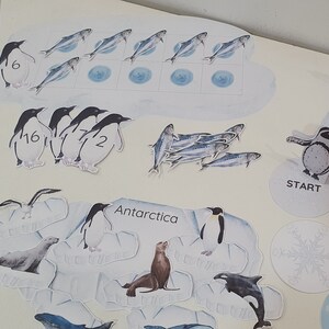 Polar Animals Activity Pack, Arctic and Antarctica Unit, Penguin Board ...