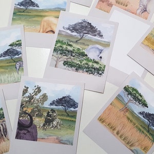 Safari Animal Find and Match Game, Animal Pattern Cards, Savanna Animal ...