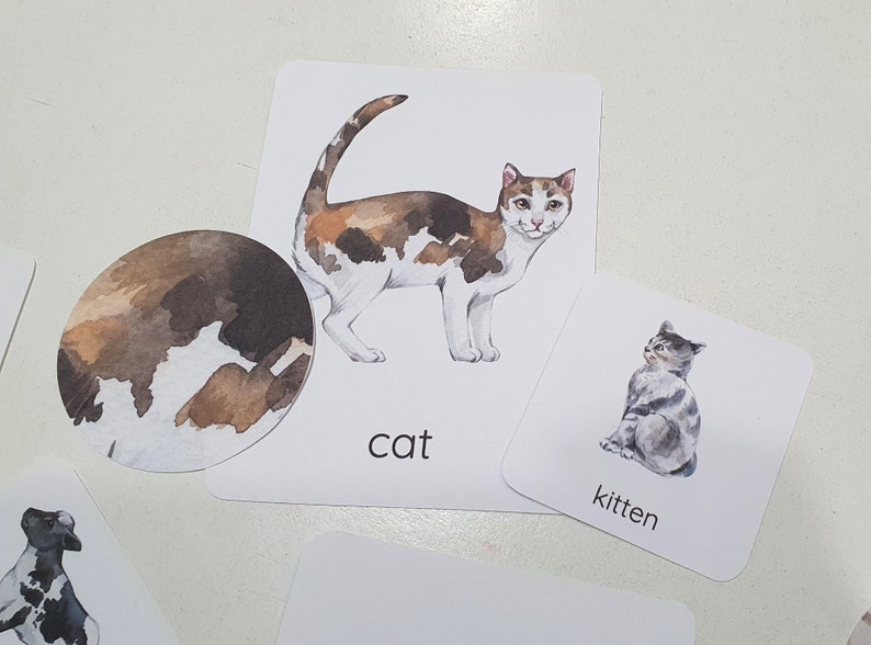 Farm Animal Matching Games, Animal Pattern Activity, Mother & Baby ...