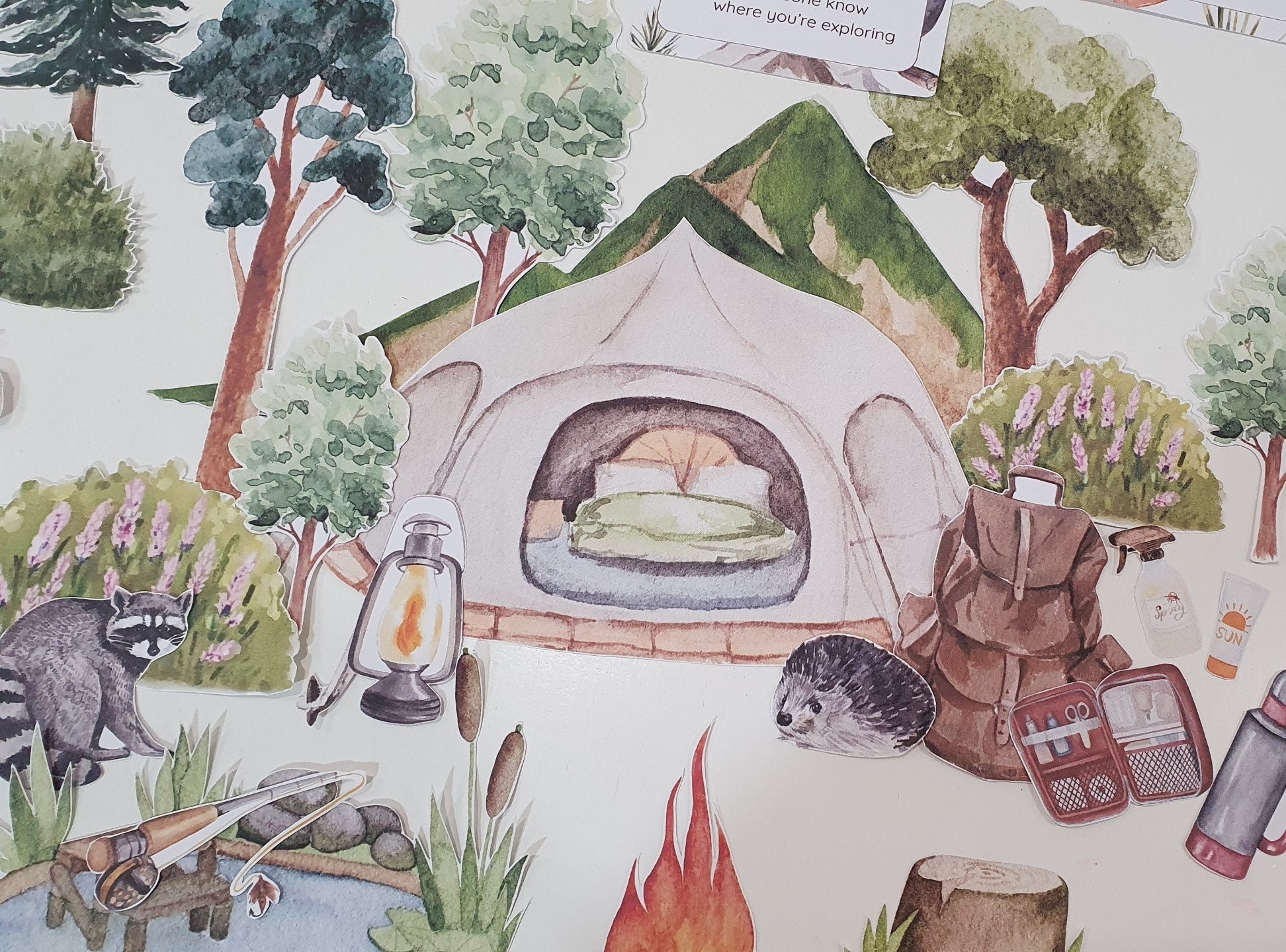 Camping Pretend Printable Playset, Camping Dramatic Play, DIY Kids ...