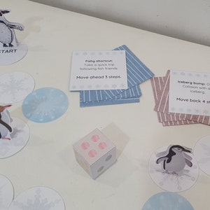 Journey to the Ice Wonderland Dynamic Board Game, Penguin Game ...